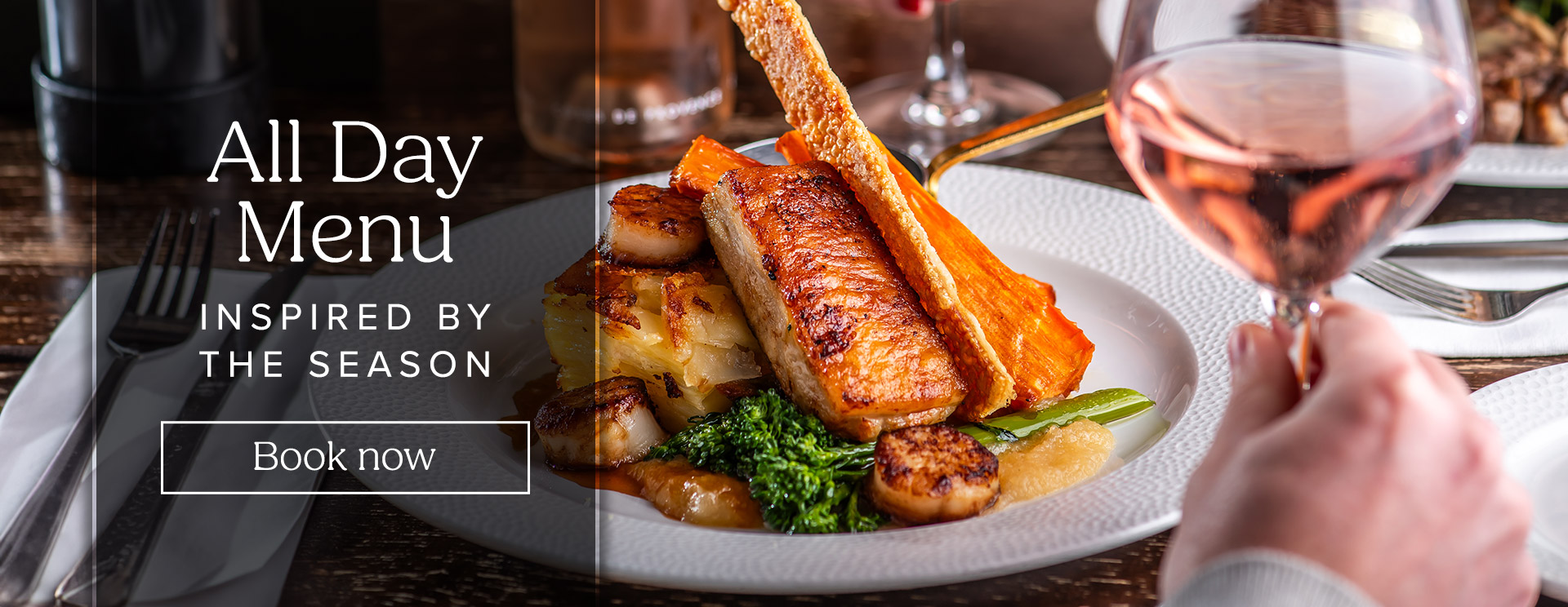 Dinner Menu & Prices | All Day Dining at The King William IV Chigwell